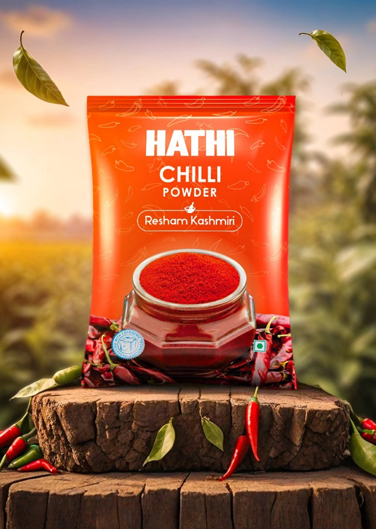 Buy Resham Kashmiri Chilli Powder Online | Hathi Masala